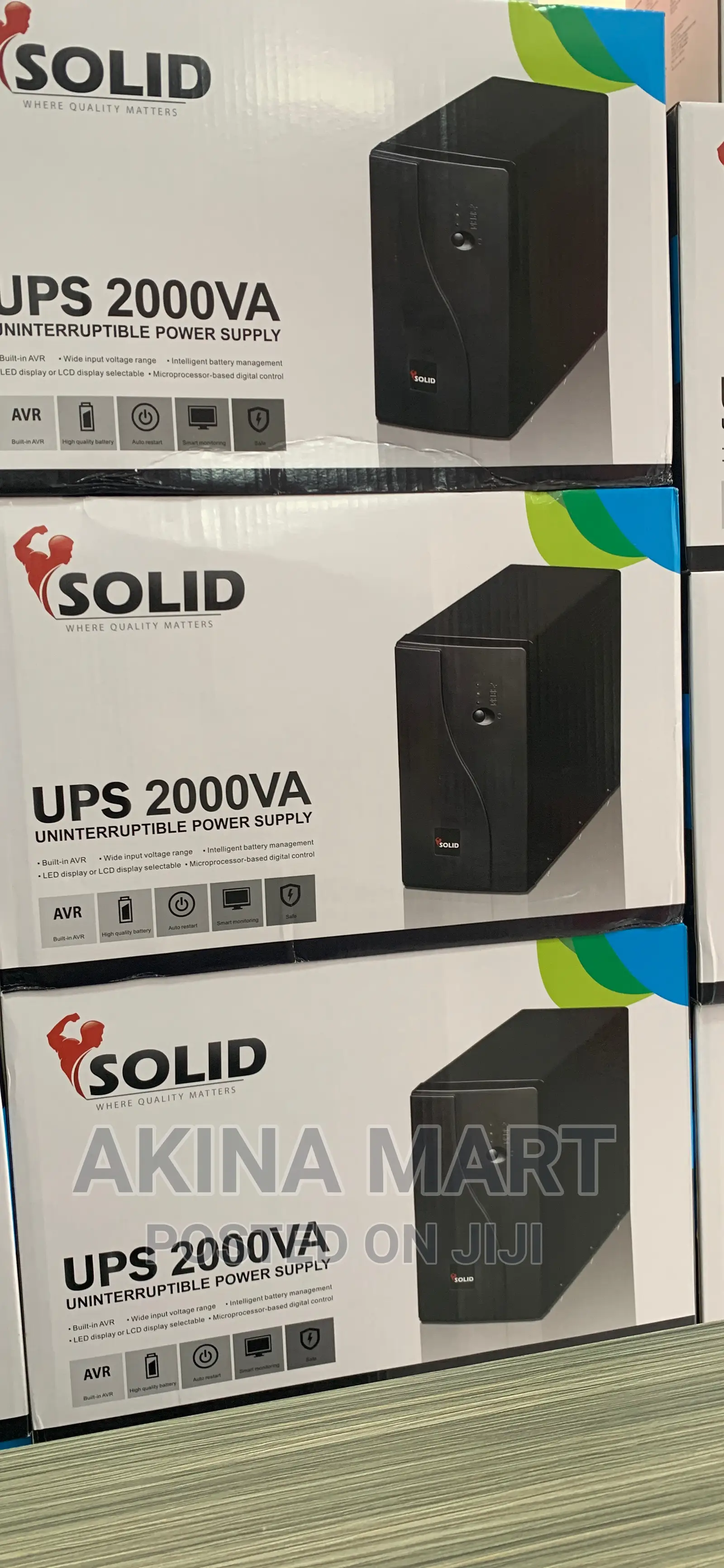 Solid 2000va Ups 2kva Uninterrupted Power Supply in Lapaz - Computer ...