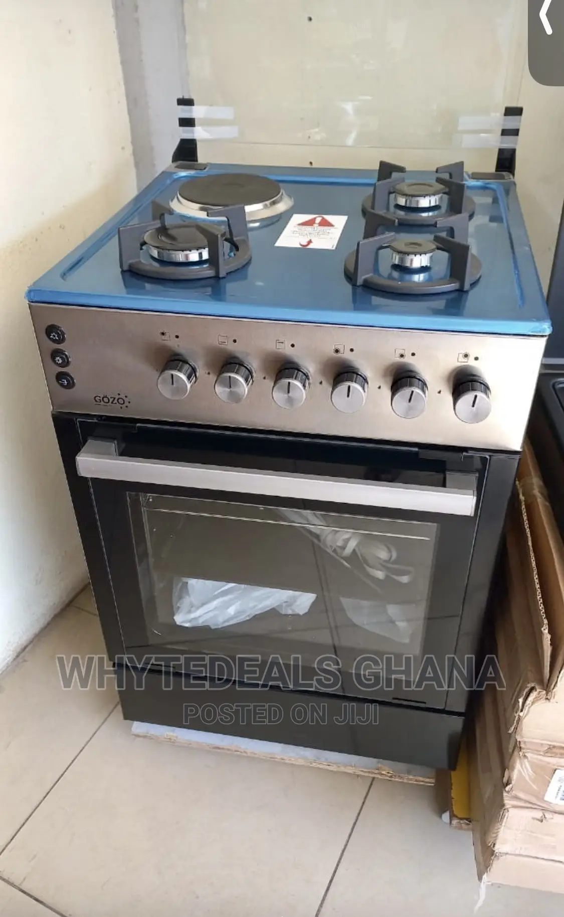 3 Gas 1 Electric Plate Gozo Gas Cooker Auto-Ignition, Grill in Accra ...