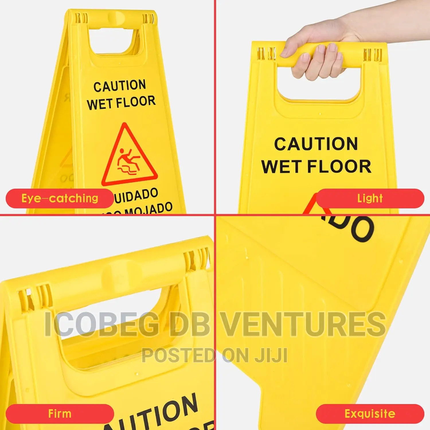 Caution Signs (Wet Floor Caution Sign,Men At Work, Cleaning) in Sunyani ...
