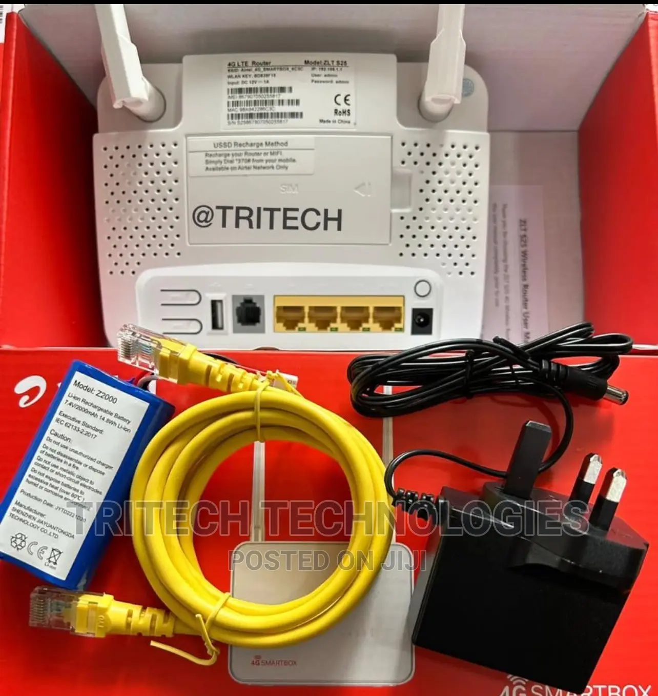 Universal Sim Router Airtel 4G With Backup Battery in Lapaz ...