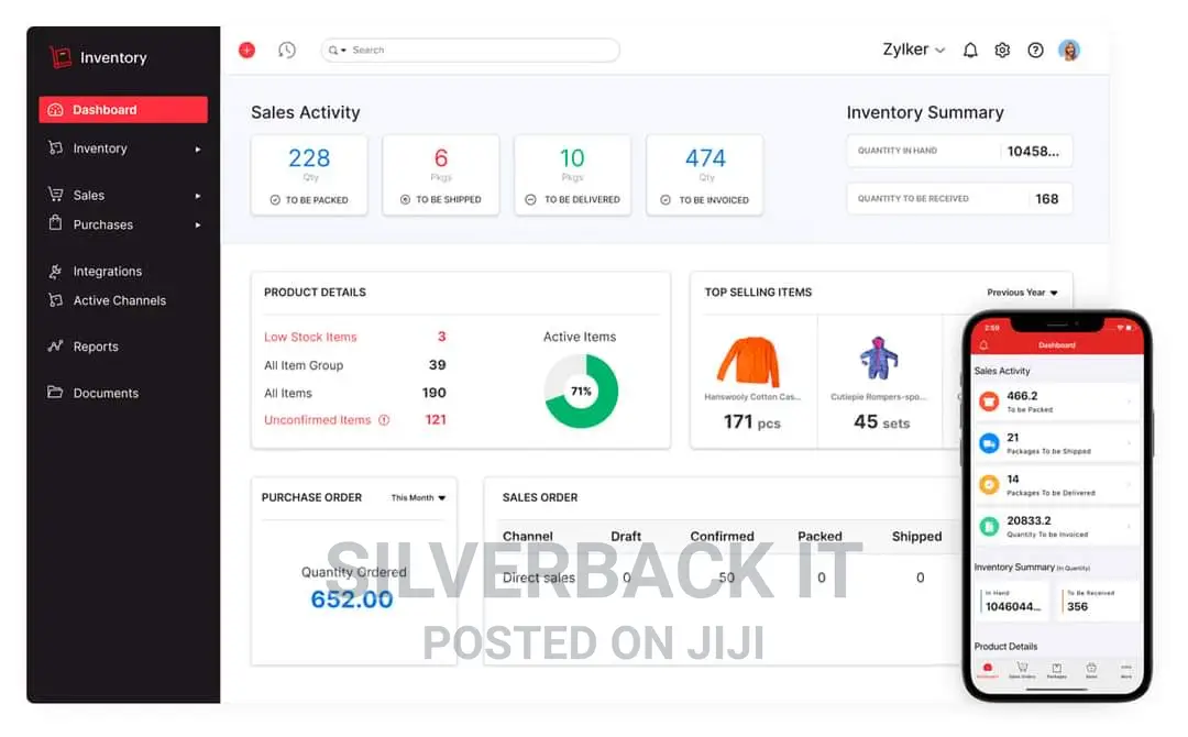 Inventory Management System in Anyaa - Software, Silverback It Solutions | Jiji.com.gh