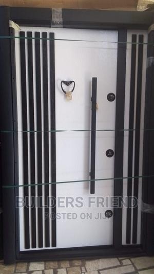 Exclusive All White Thripple Lock One Half Security Door Set in Accra Metropolitan - Doors ...