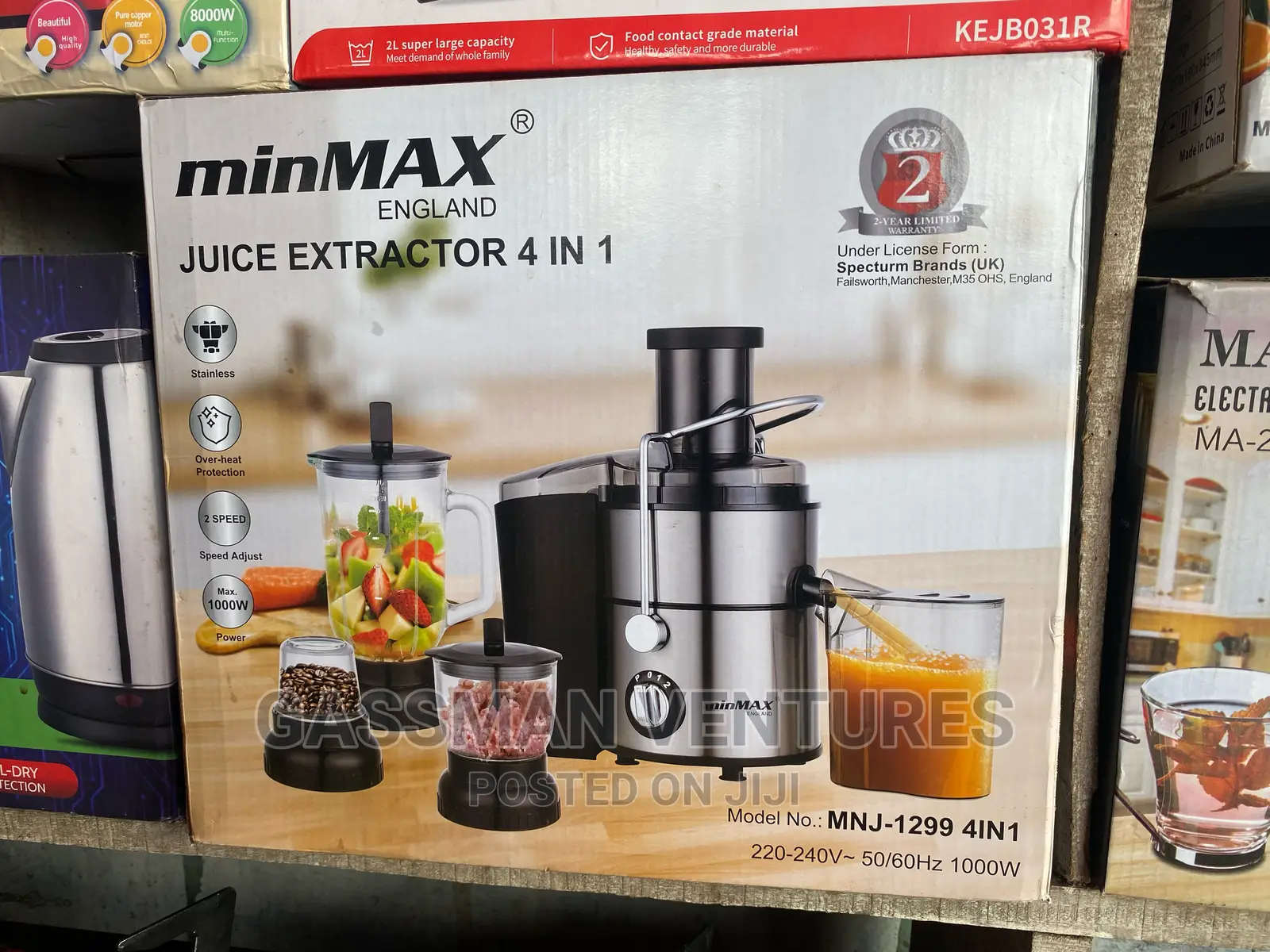 Minmax 4 in 1 Juice Extractor With Blender Food Processor in Madina ...