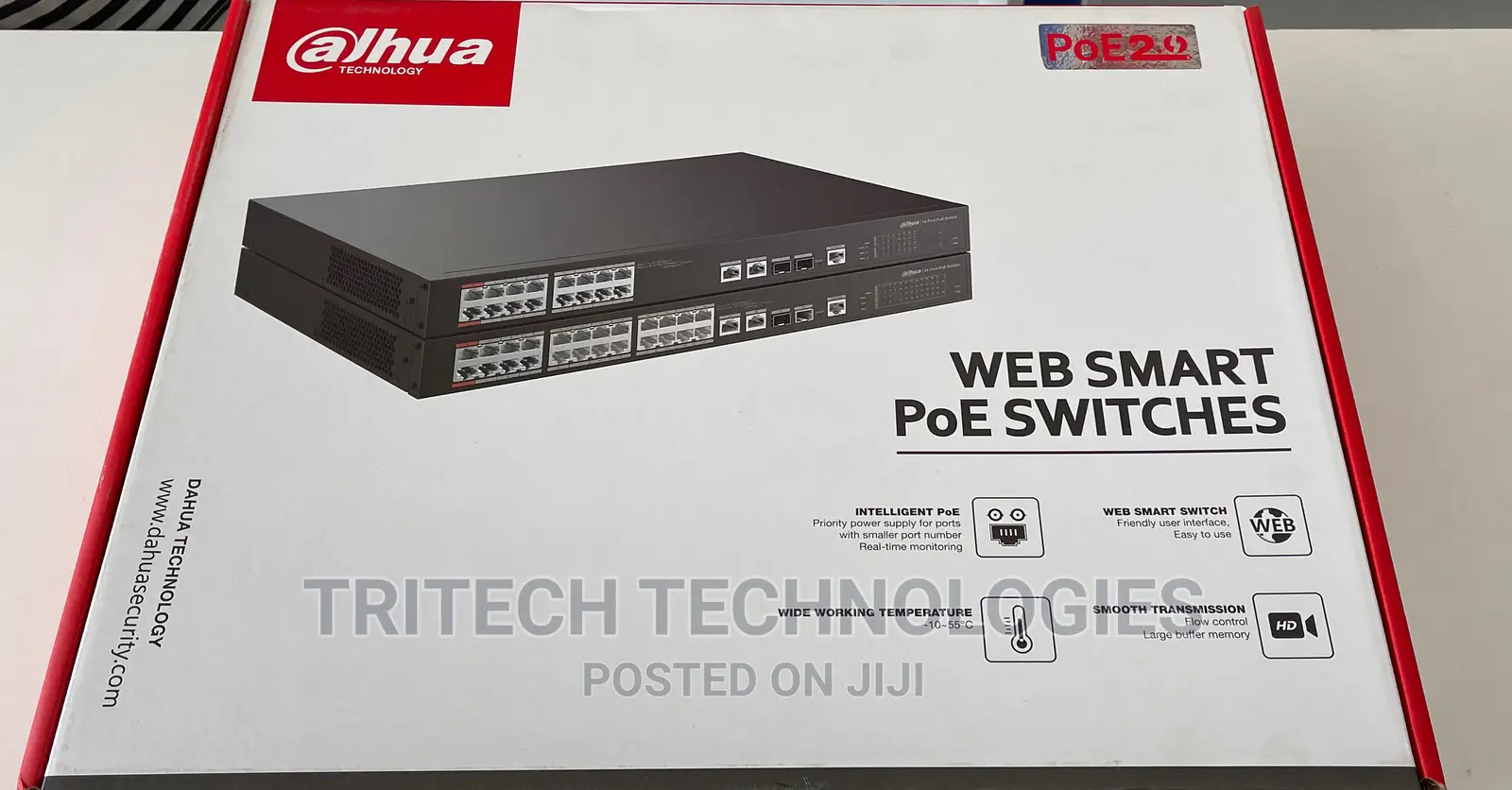 Dahua 16port 1000mbps + 2port Gigabit Managed Poe Switch in Lapaz - Networking Products, Tritech ...