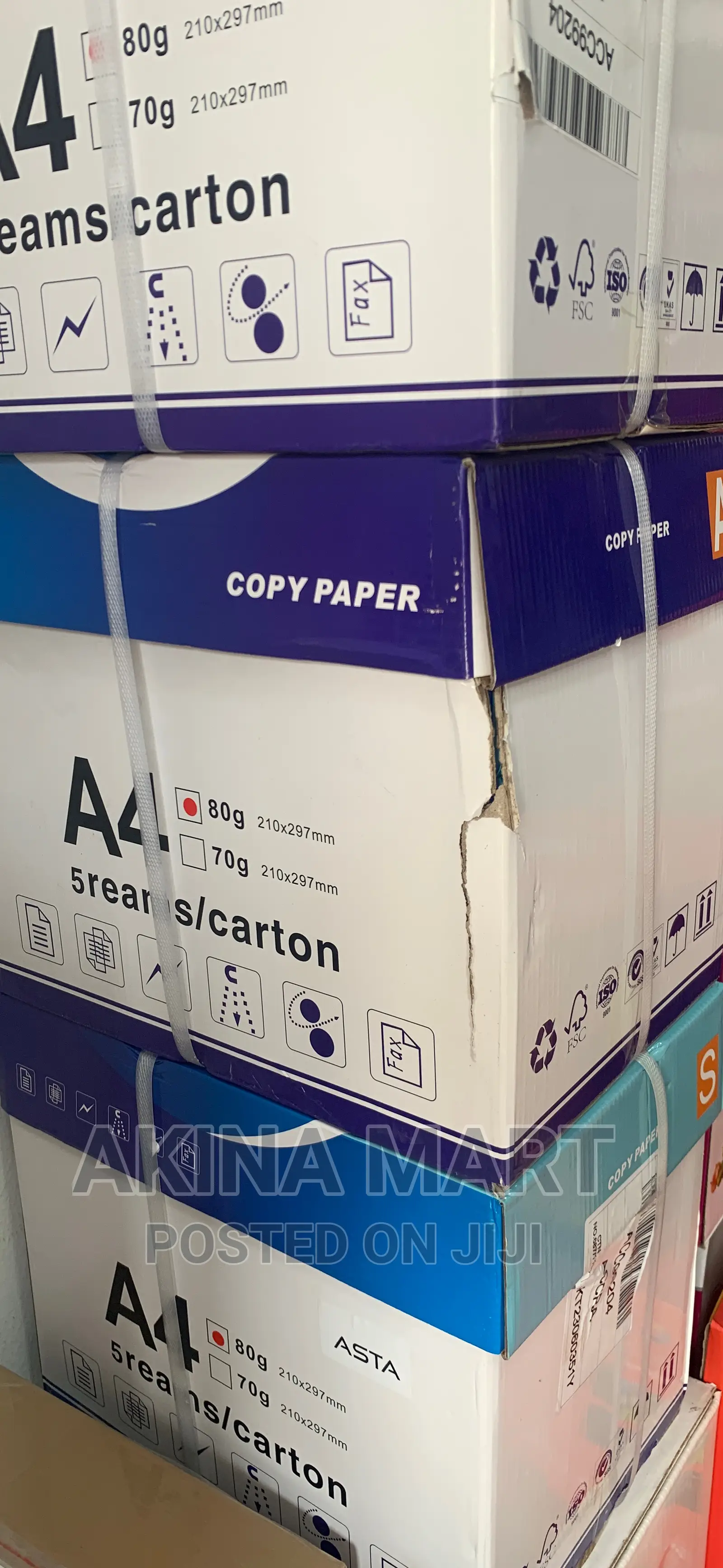 A4 Paper 80g 5reams Carton in Ofankor - Accessories & Supplies for ...
