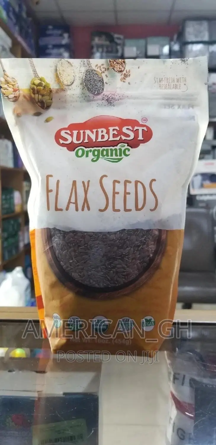 Organic Flax Seeds(454g) in Accra Metropolitan - Feeds, Supplements & Seeds, Emmanuel Adjei ...