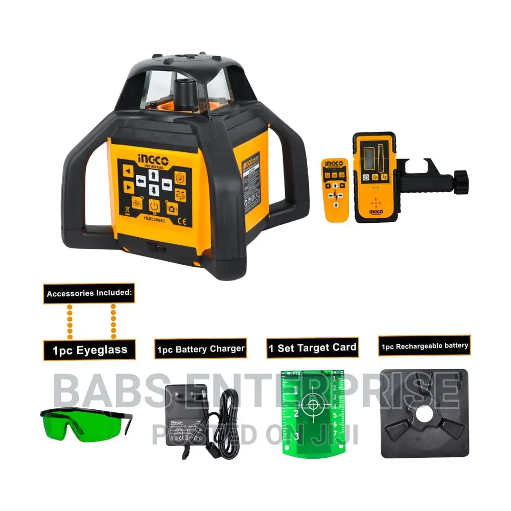 Ingco Self-Leveling Rotary Laser Level - HLRL30051 for sale - Babs ...