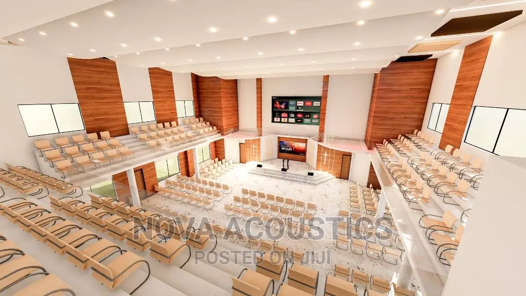 Auditorium Acoustic Ceiling Design and Installation in Osu - Building ...