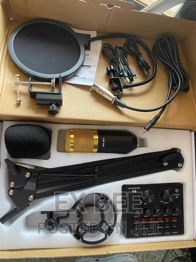 BM800 Microphone V8 Audio Interface Bundle in East Legon - Audio ...