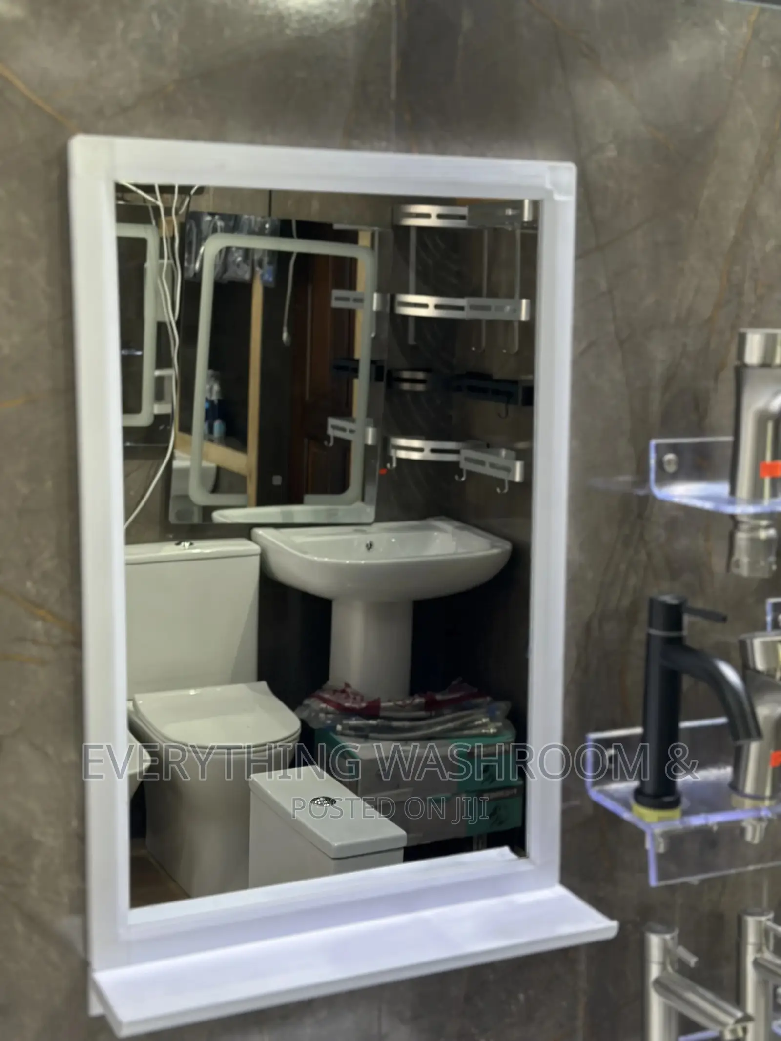 Cabinet Basin Mirror_wall Hung Basin Complete Set in Accra Metropolitan ...