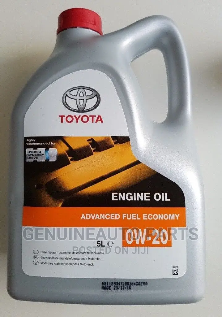 Genuine 5litres Toyota Hybrid 0w20 Synthetic Engine Oil in Accra Metropolitan - Vehicle Parts ...