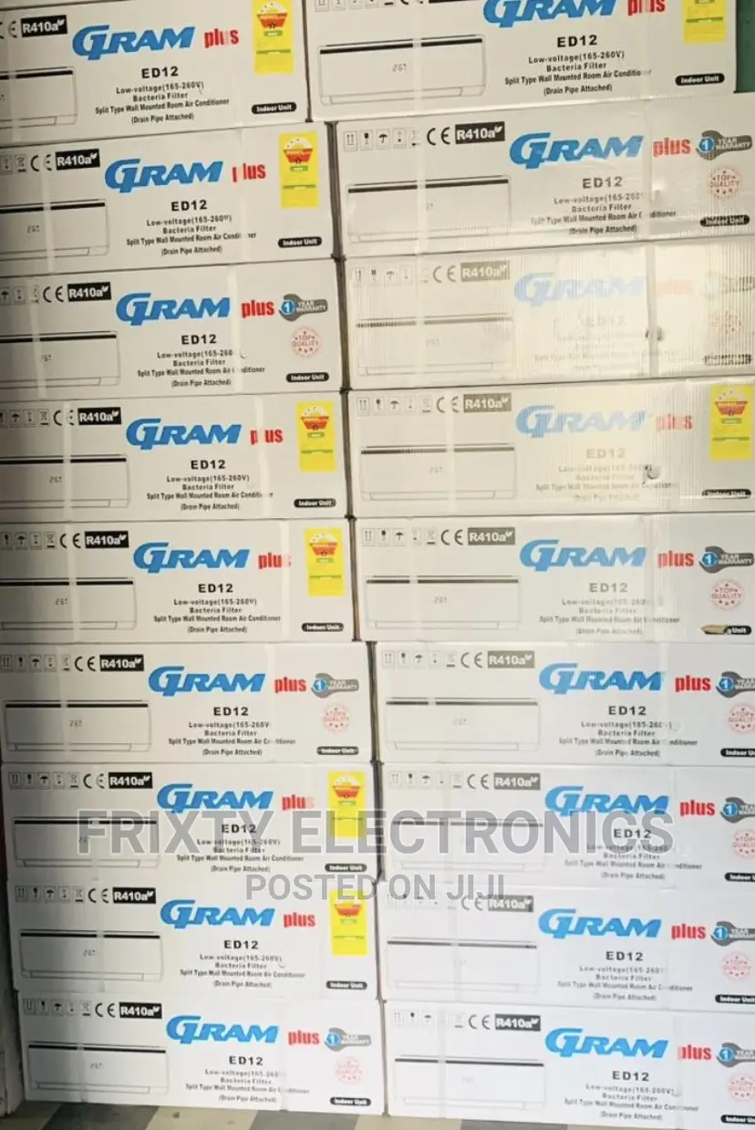 Gram Plus 1.5hp Split Inverter 3star AC R410a Gas in Accra Metropolitan ...