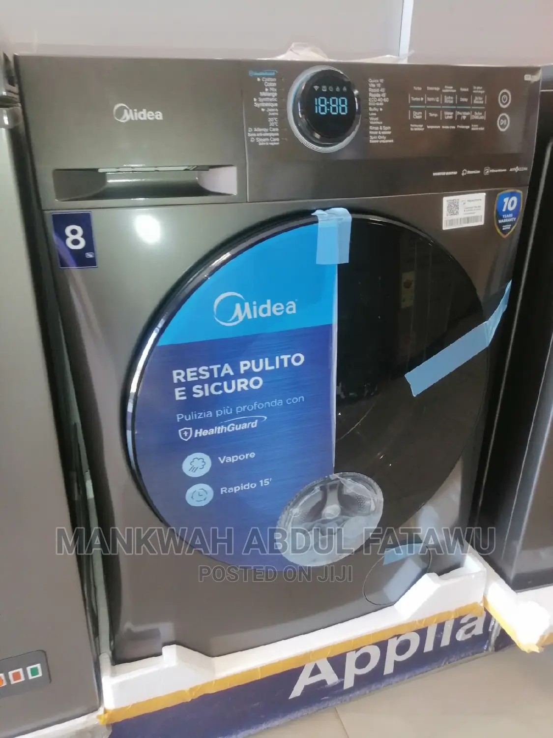 Midea Smart Inverter Washing Machine, 8kg in Alajo - Home Appliances ...
