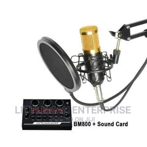 Bm800 Recording Microphone With V8 Sound Card Full Set in Kumasi Metropolitan - Audio & Music ...