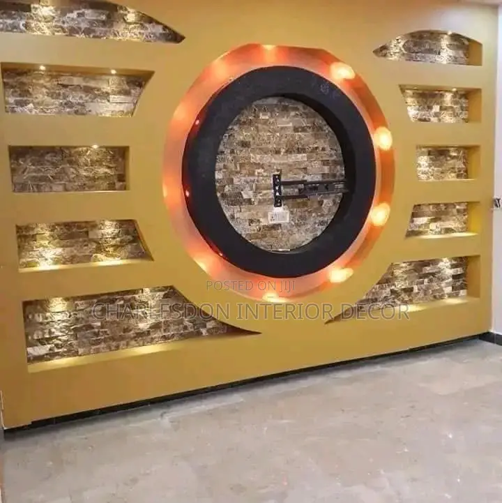 Tv Stand Designer and Ceiling Installation in Kasoa - Building & Trade ...