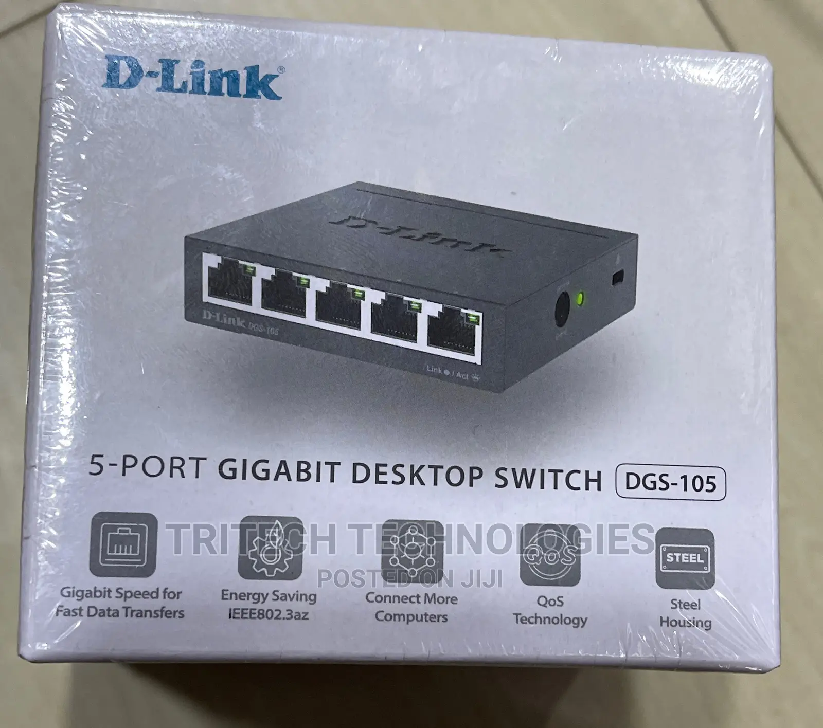 D-Link 5-Port Gigabit Desktop Switch DGS-105 in Lapaz - Networking ...