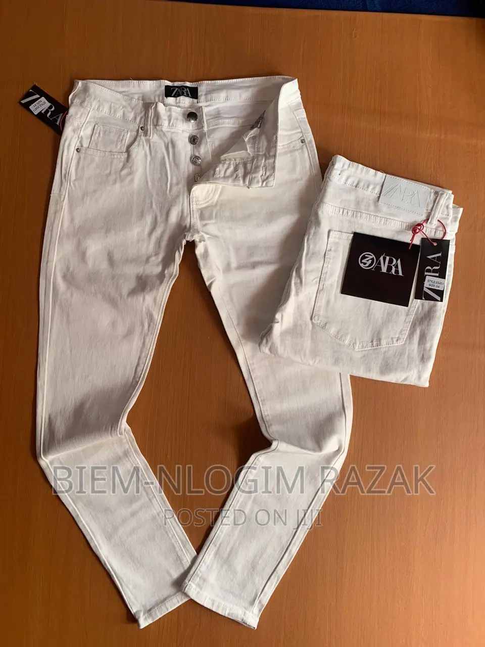 Original Zara White Jeans Available in Stock in Accra Metropolitan ...