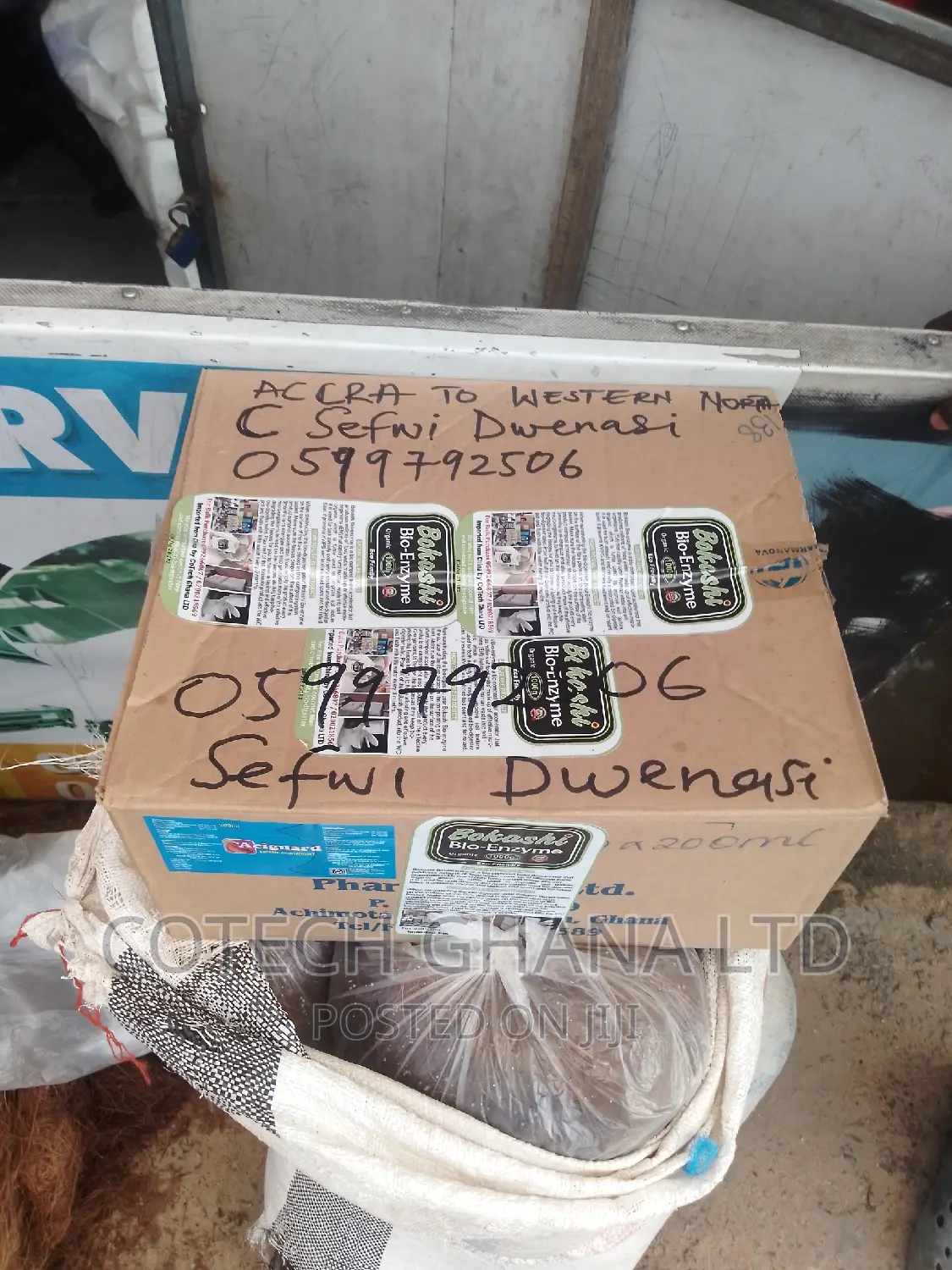 Digester Treated Coconut Fiber And Bio Digester Enzymes. in Takoradi ...