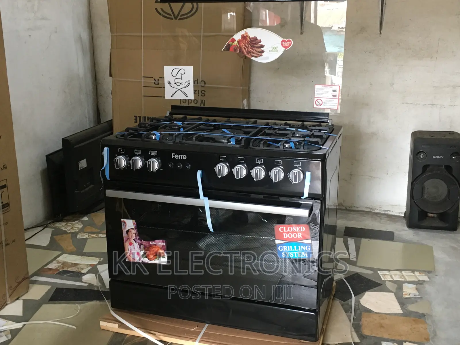 Fully Functioning Ferre 5 Burner 60x90 Gas Cooker Gas Cooker in Accra ...
