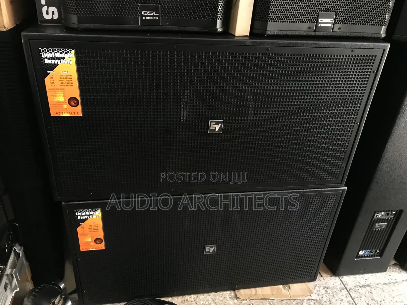 EV 18” Double Bass/ Sub Woofer in Accra Metropolitan - Audio & Music ...