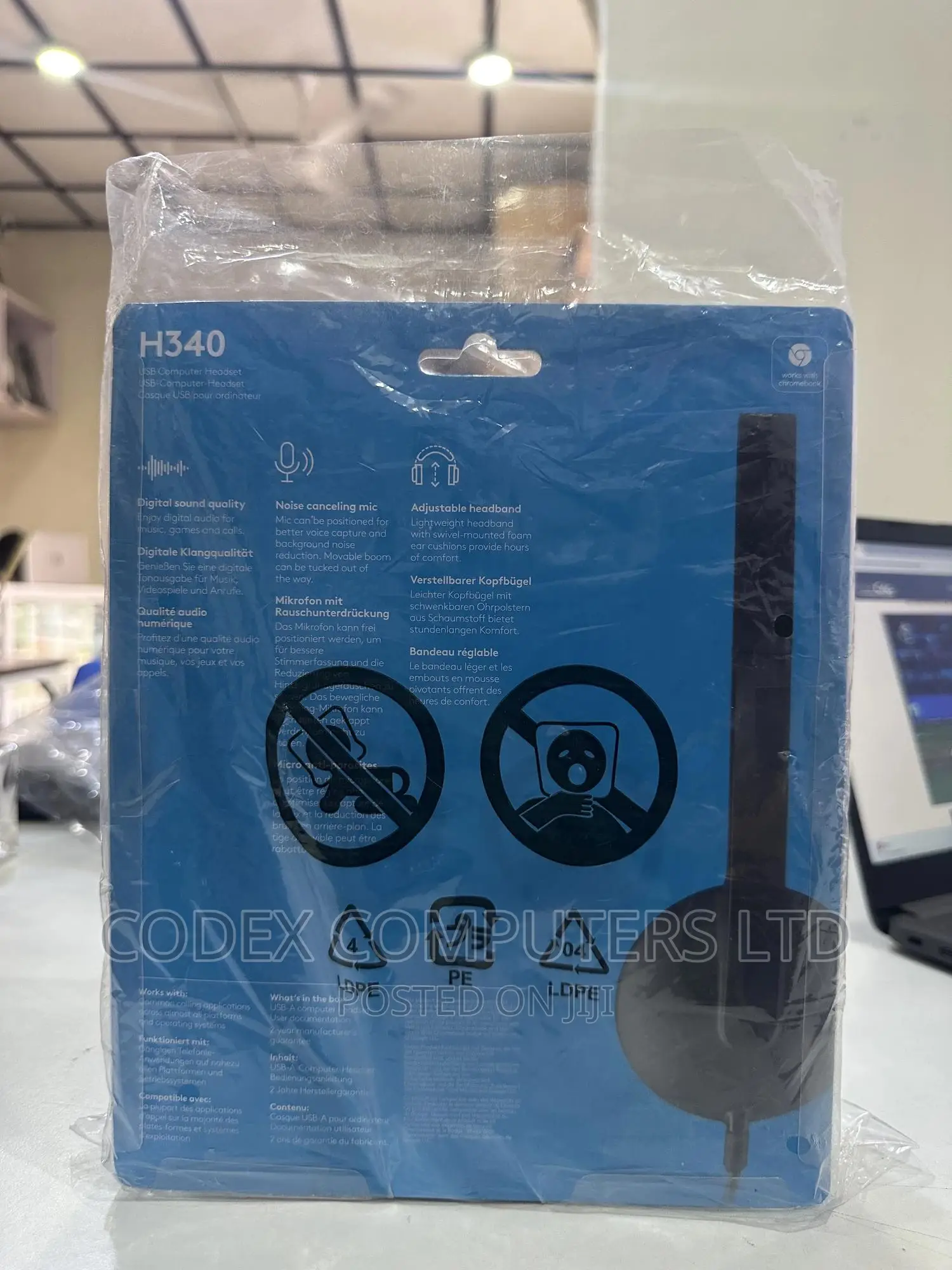 Logitech H340 Headset in Adabraka - Headphones, Codex Computers Ltd | Jiji.com.gh