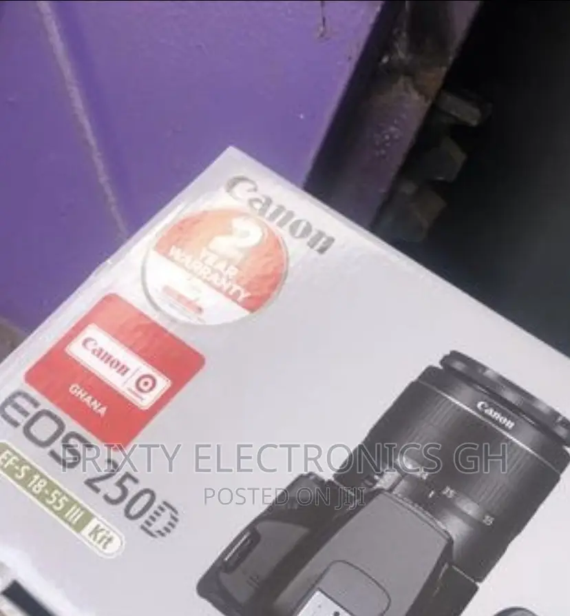 Awesome Canon Eos 250d DSLR Camera 18-55mm Wifi in Accra Metropolitan ...