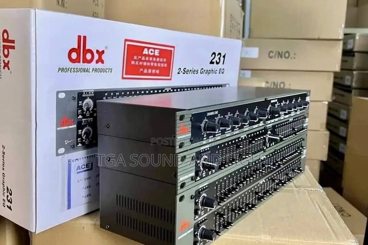 Dbx Equalizers - Single, Double for sale - TGA SOUND AND LIGHT Price ...