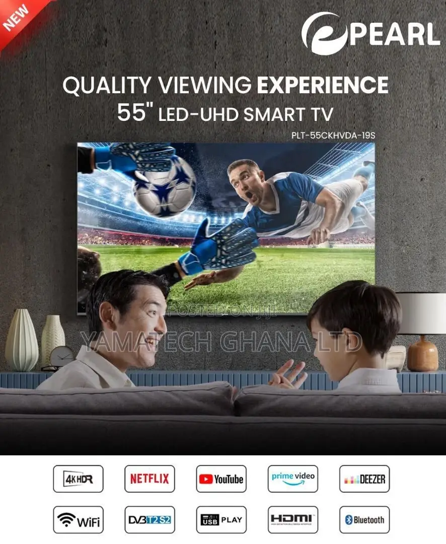 Pearl 55" Smart Tv With Inbuilt Decoder in Kotobabi - TV & DVD ...