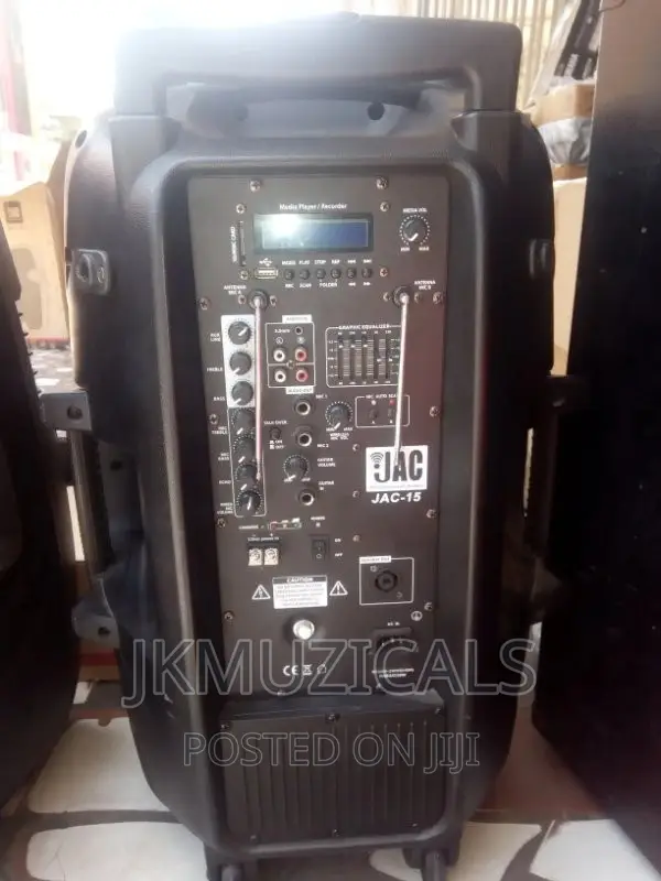 JAC Speaker-15inch_ Complete Set With Mic and Stand in Accra ...