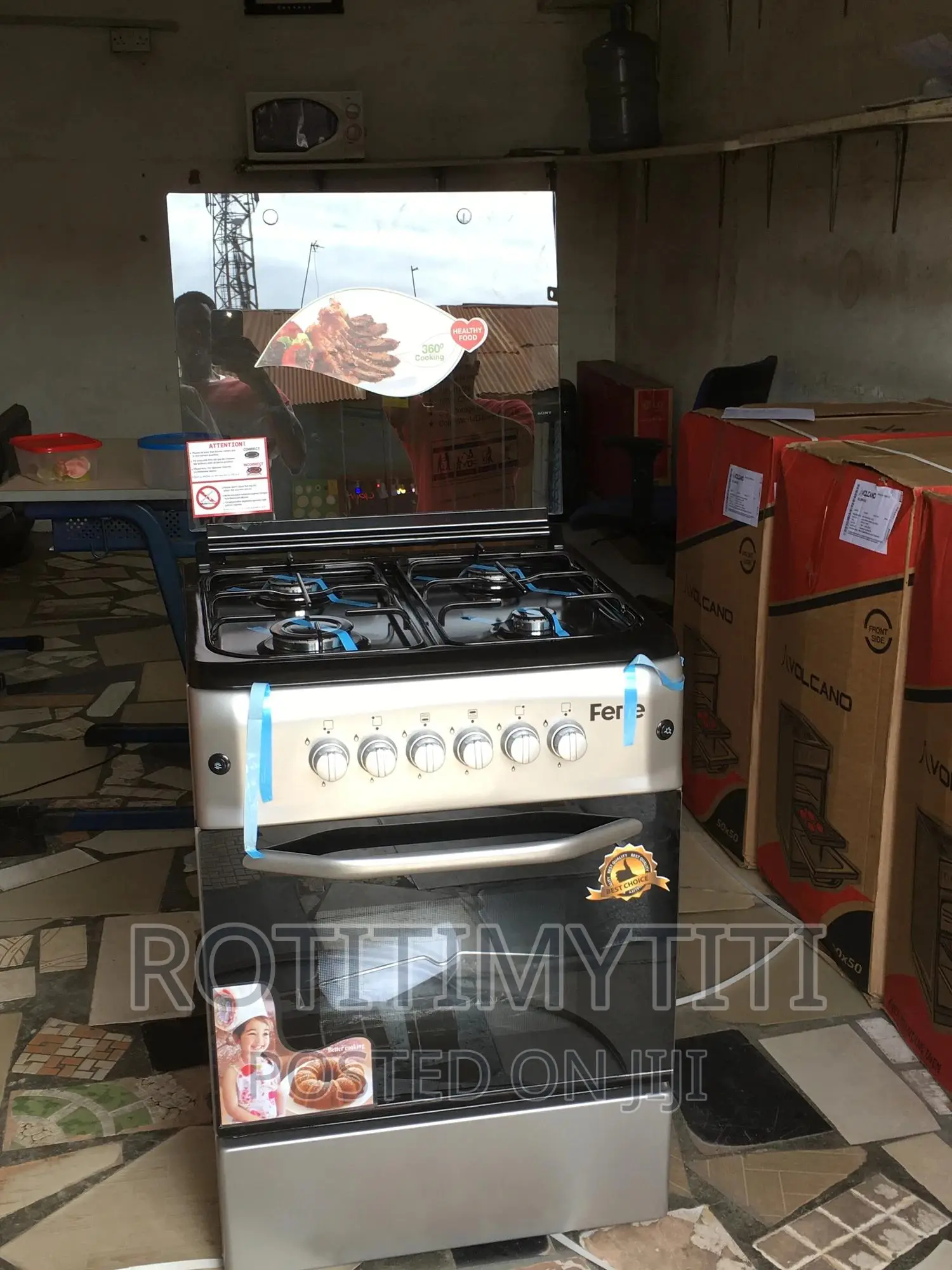 Ferre 4 Burner Turkish 60x60 Gas Cooker in Accra Metropolitan - Kitchen ...
