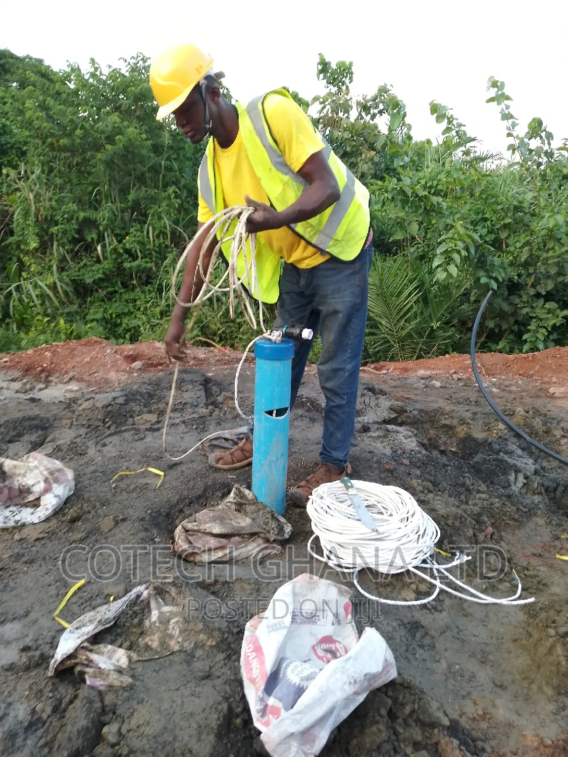 Borehole Drilling at Mankesim in Cape Coast Metropolitan - Building ...