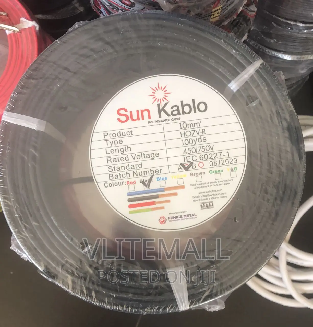Sunkablo 10mm Cable Metal in Accra New Town - Electrical Equipment ...