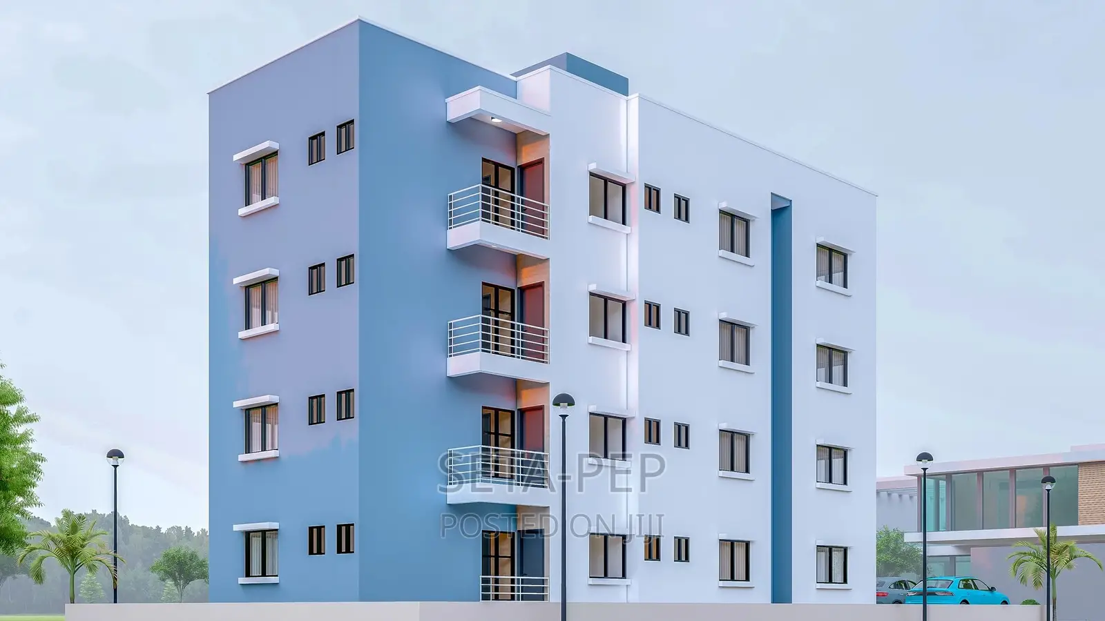 Three Storey Residential Apartment in Accra Metropolitan - Building ...
