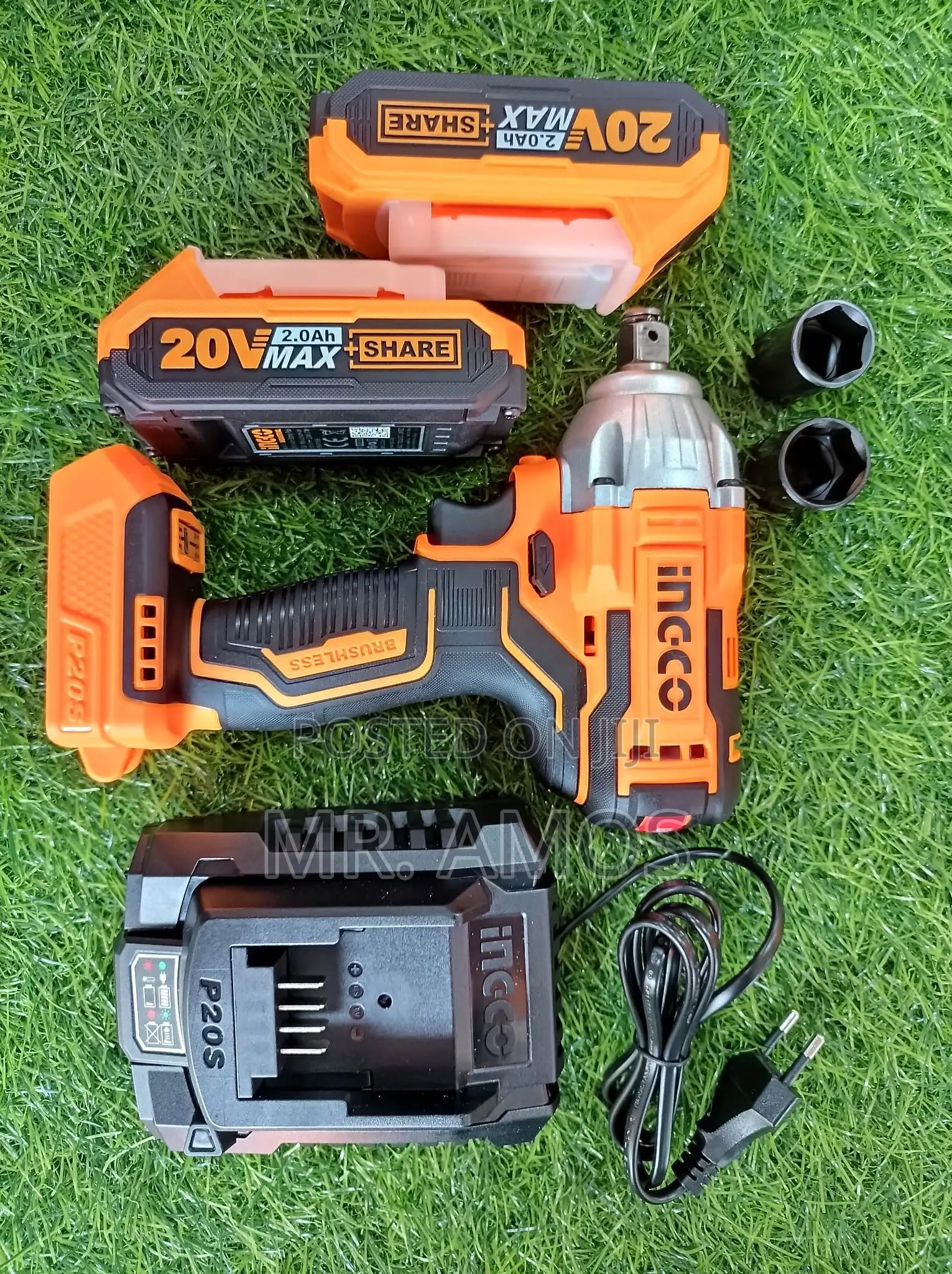 INGCO Brushless Lithium-Ion Impact Wrench - CIWLI2038 in Accra ...
