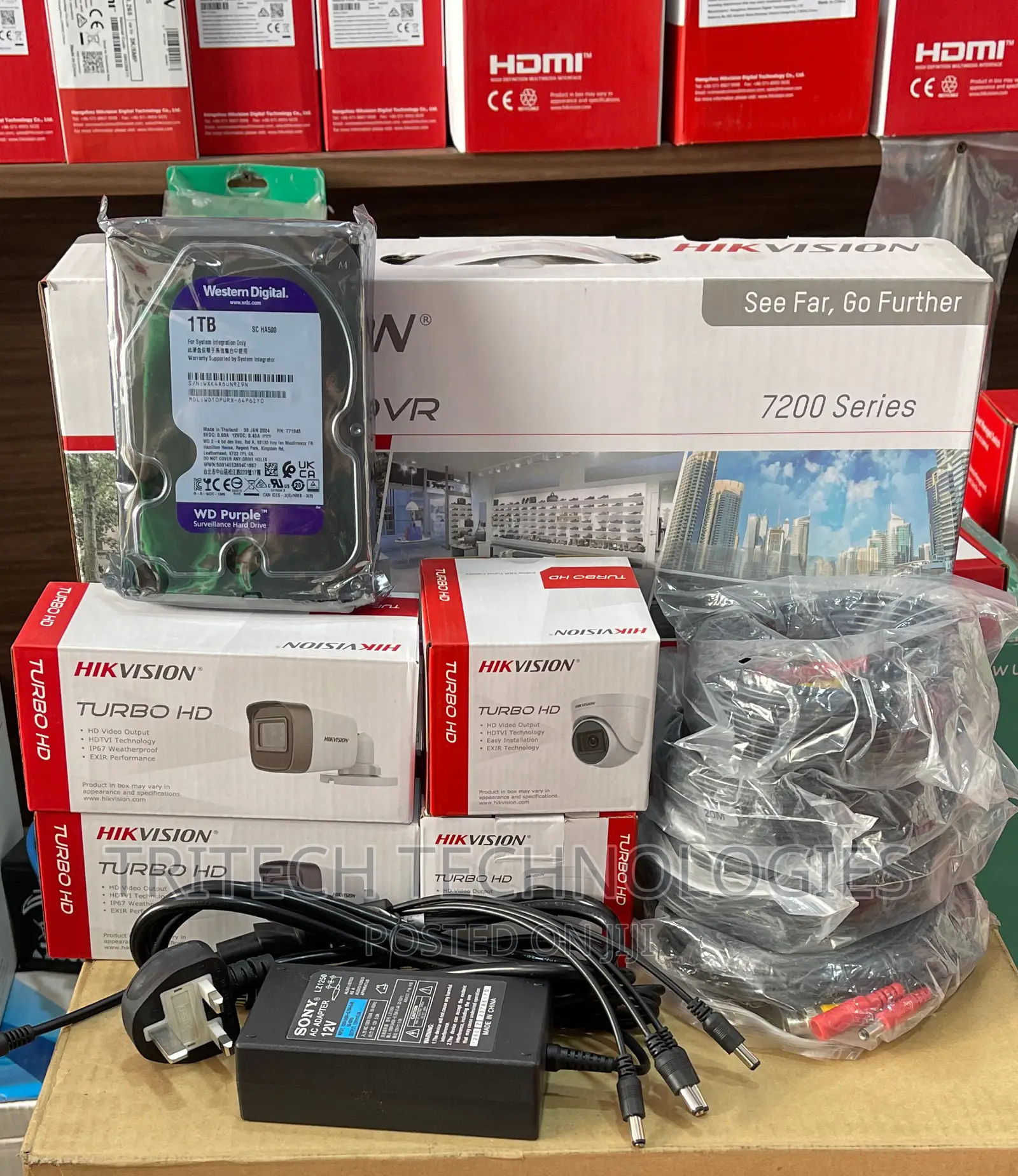 Hikvision 4ch Kit Complete (2mp) With 1tb Surveillance HDD in Lapaz - Security & Surveillance ...