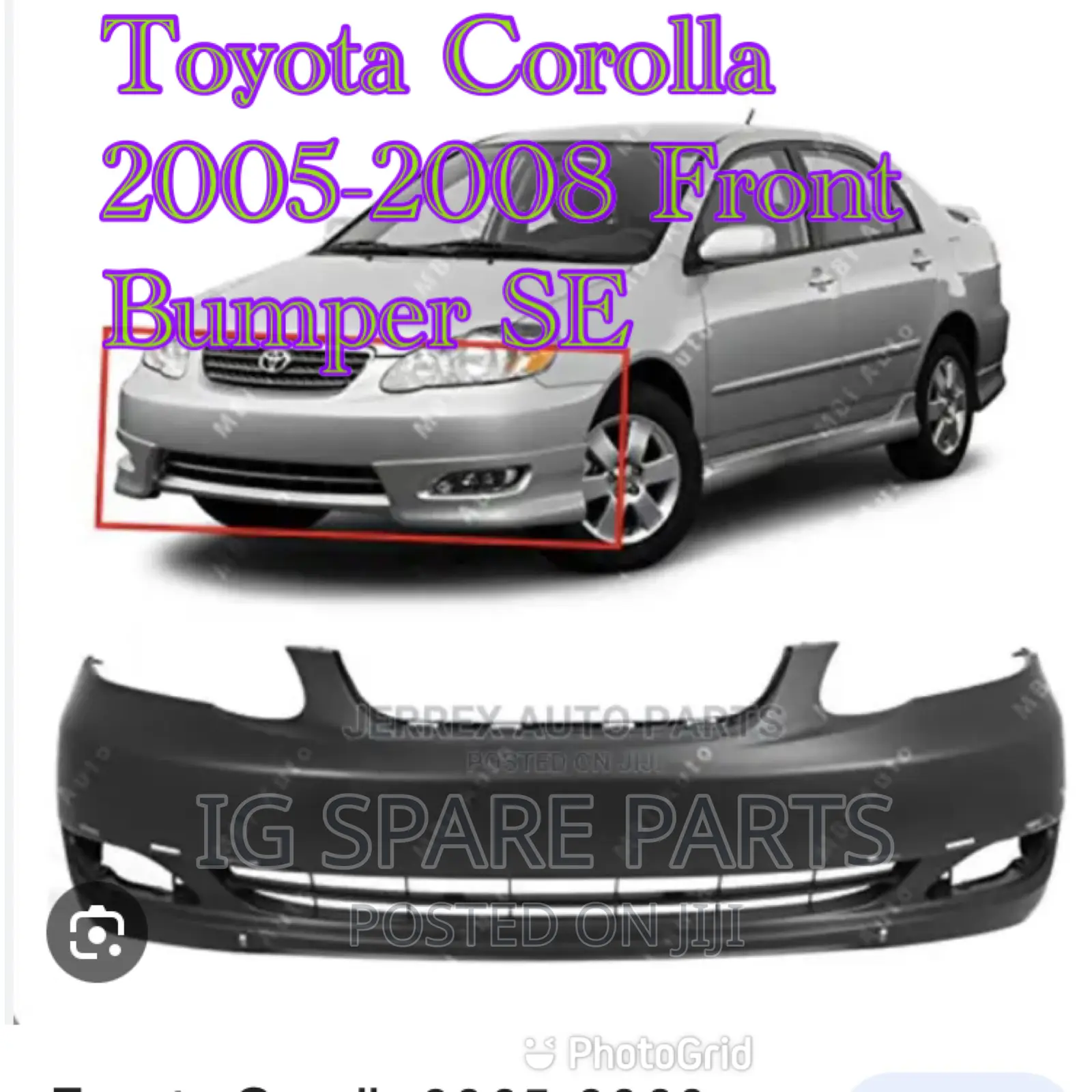 Toyota Corolla 2005-2008 Front Grille SE in Abossey Okai - Vehicle ...