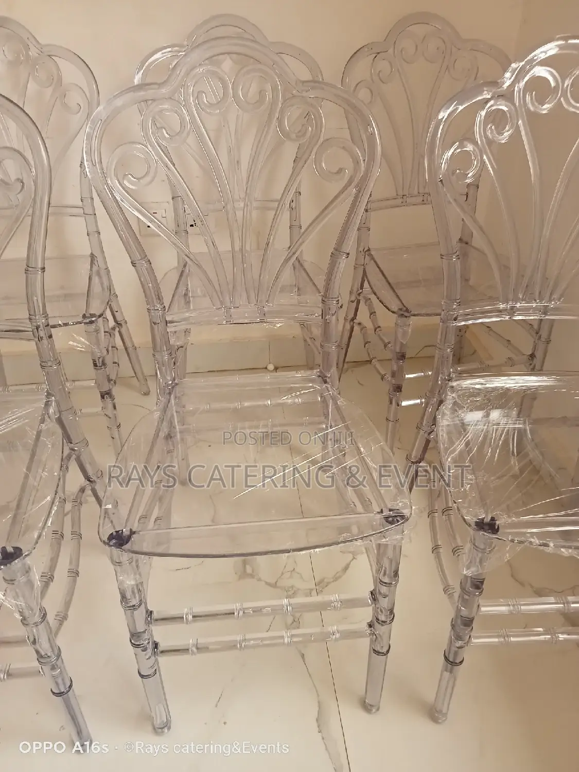 Crystal Chairs for Your Luxury Events in Adenta - Rental Services, Ray ...