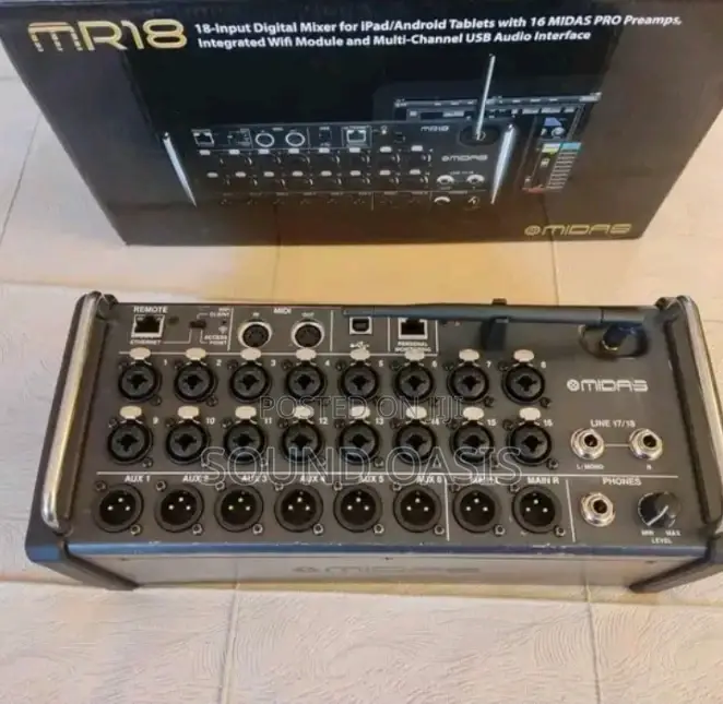 Midas Mr18 18-channel Tablet-controlled Digital Mixer for sale - Sound ...