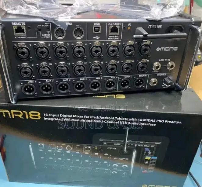 Midas Mr18 18-Channel Tablet-Controlled Digital Mixer in Accra ...