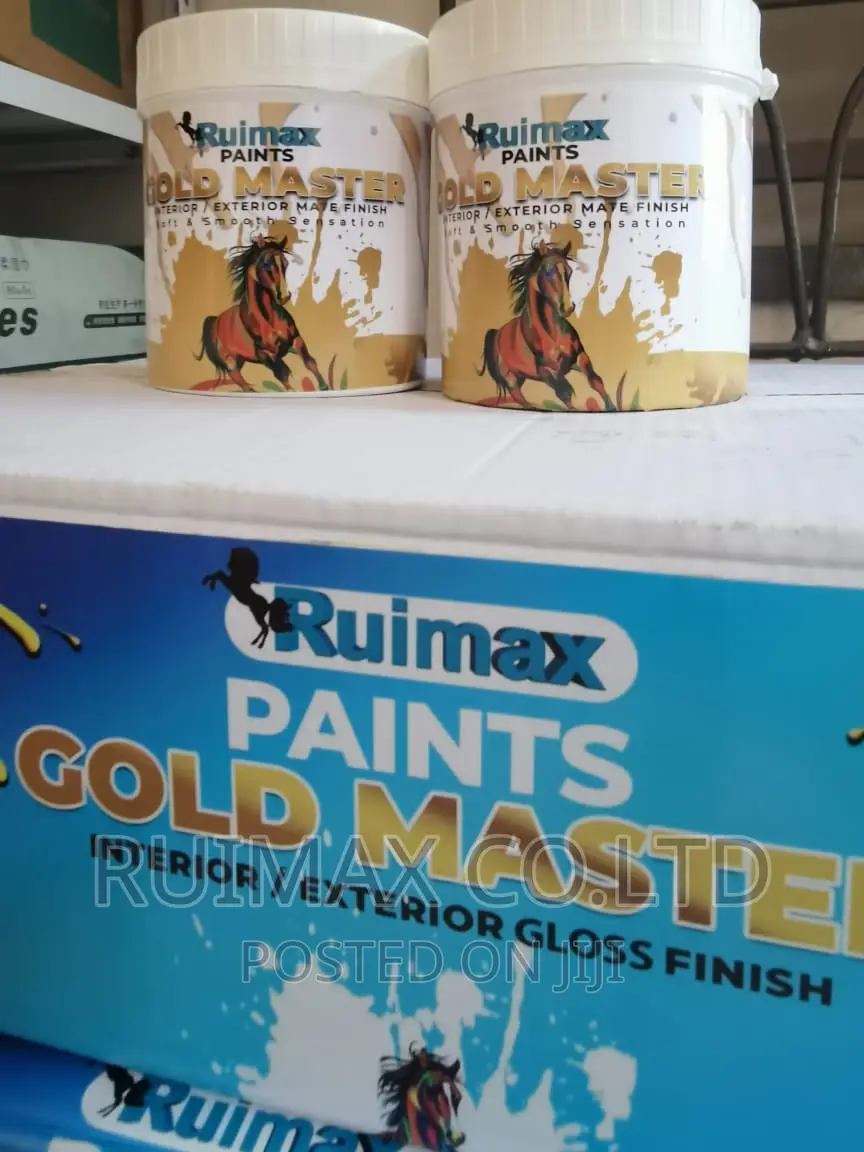 Shinning Golden Paint for House Interior and Outerior Deco in Kumasi ...