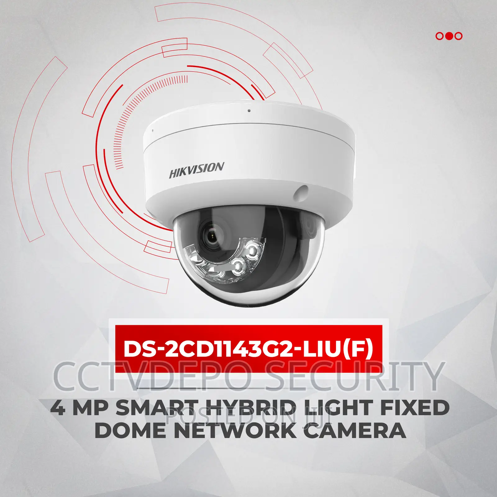 Hikvision 4mp Smart Hybrid Light Fixed Dome Camera in Spintex ...