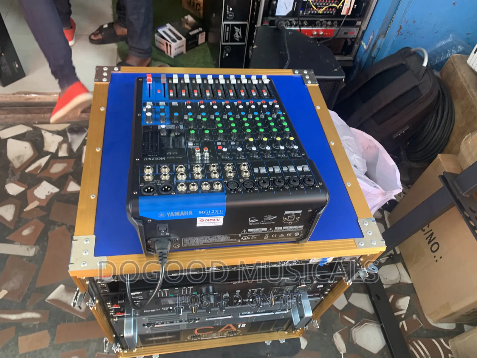 Amplifier Rack With Amplifiers Set as Seen in Accra Metropolitan ...