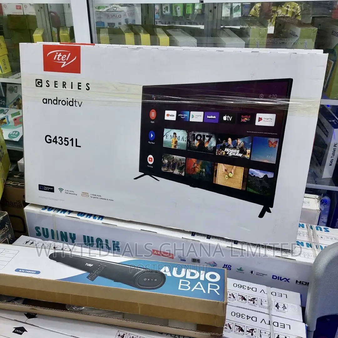 Satellite Itel 43” Full HD Chrome-Cast USB HDMI LED TV 2024 in Accra ...