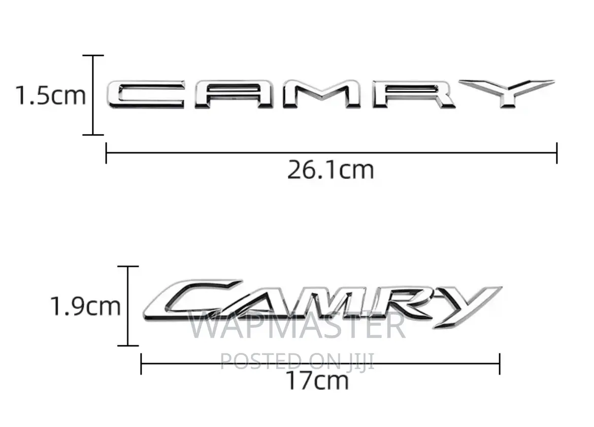 Camry Car Trunk / Boot STICKER / Logo / Emblem for sale - WAPMASTER ...