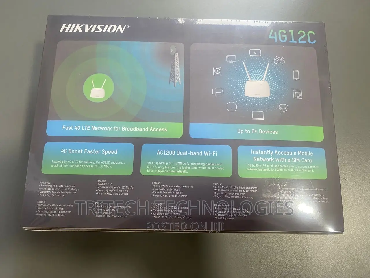 Hikvision 4g Sim Router Ds-3wr4g12c Ac1200 W/L Router in Lapaz ...