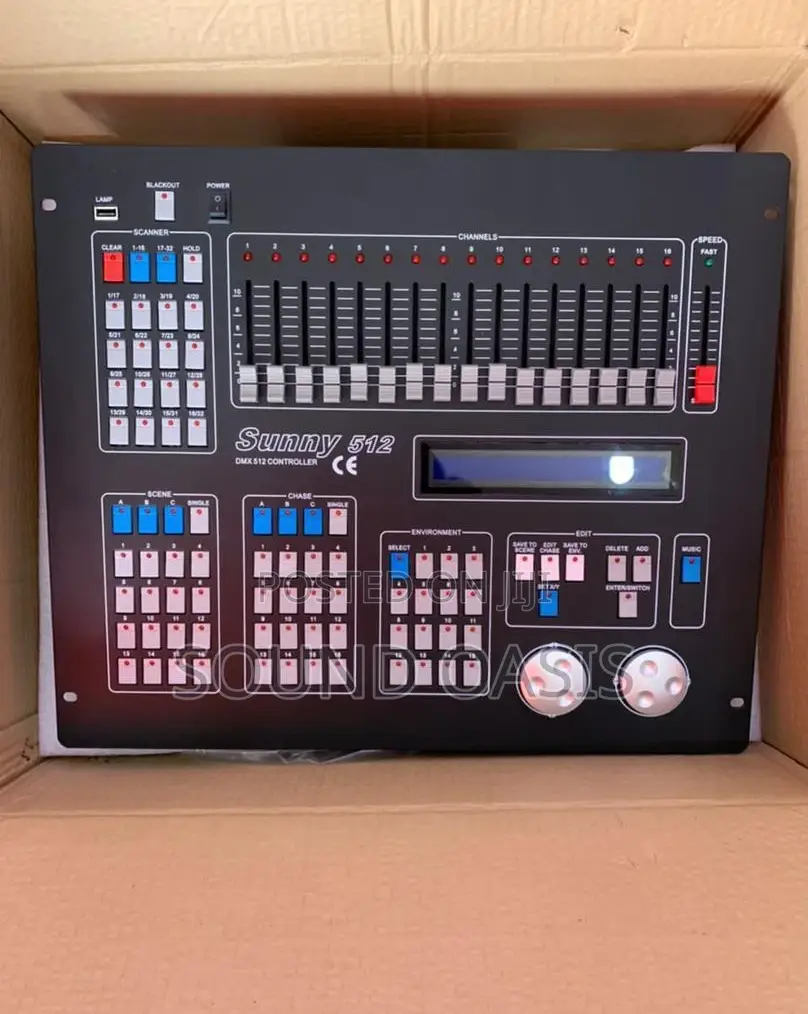 Sunny 512 DMX Stage DJ Light Controller in Accra Metropolitan - Audio ...