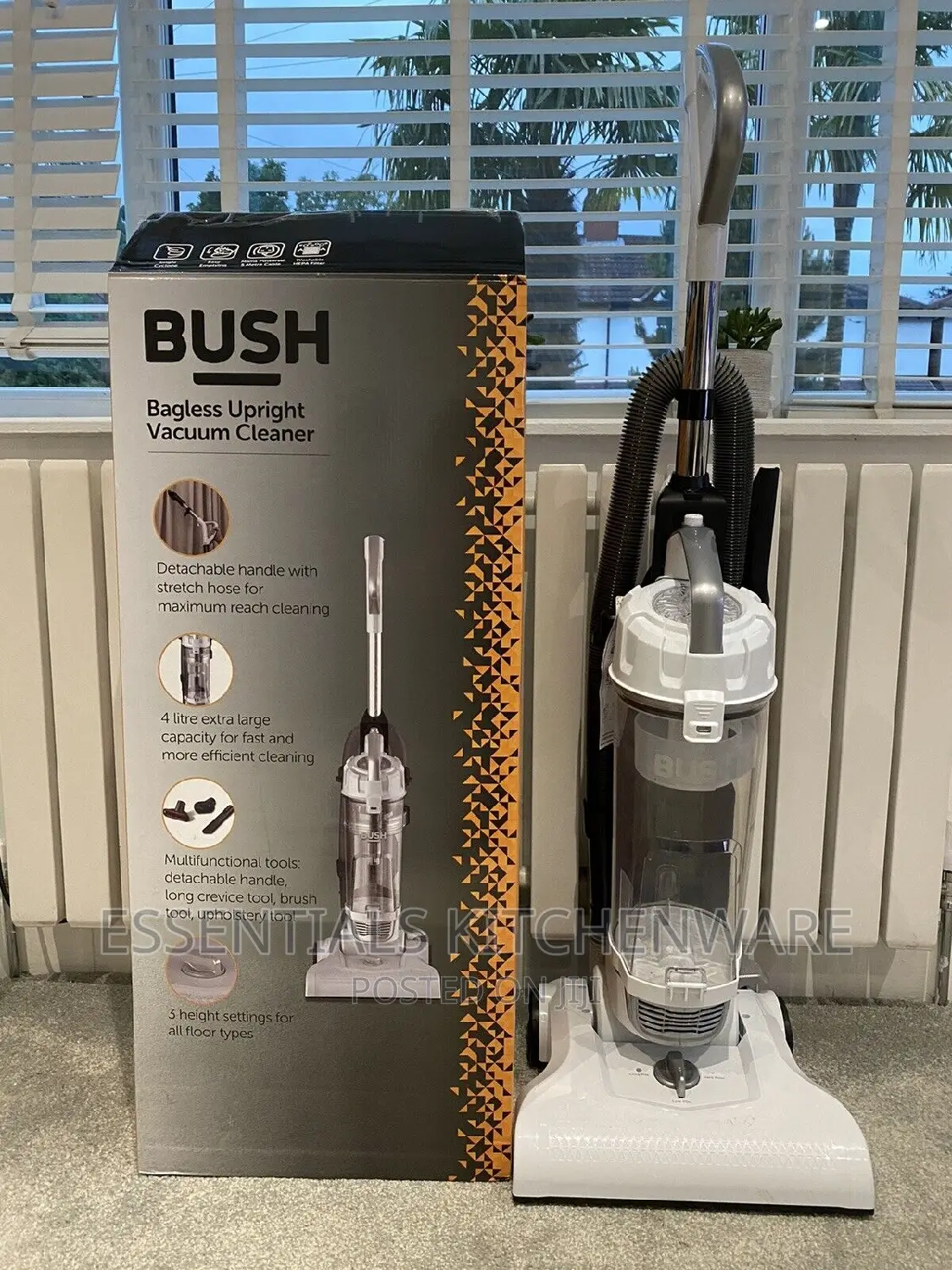 Bush Bagless Upright Vacuum Cleaner Hoovers Vus34ae2o in Tema ...