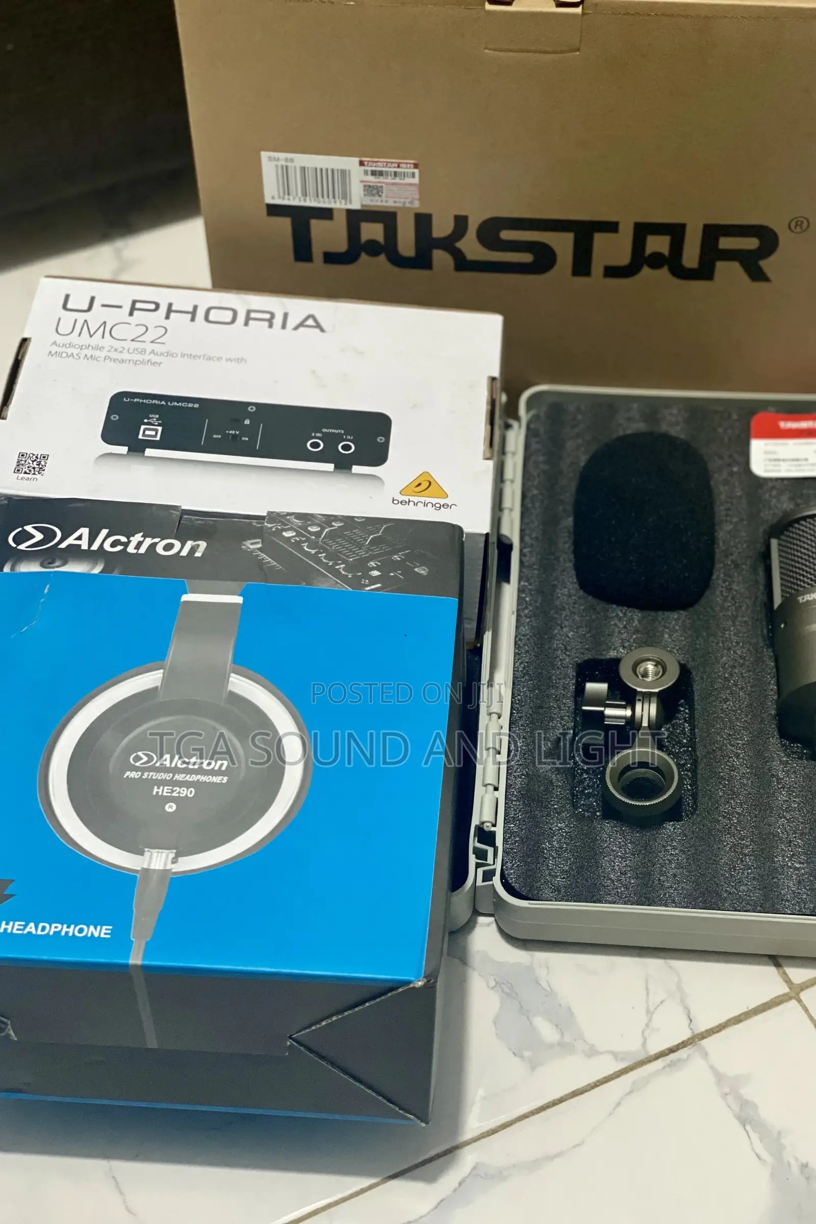 Studio Mic, Headphones and Interface in Accra Metropolitan - Audio ...