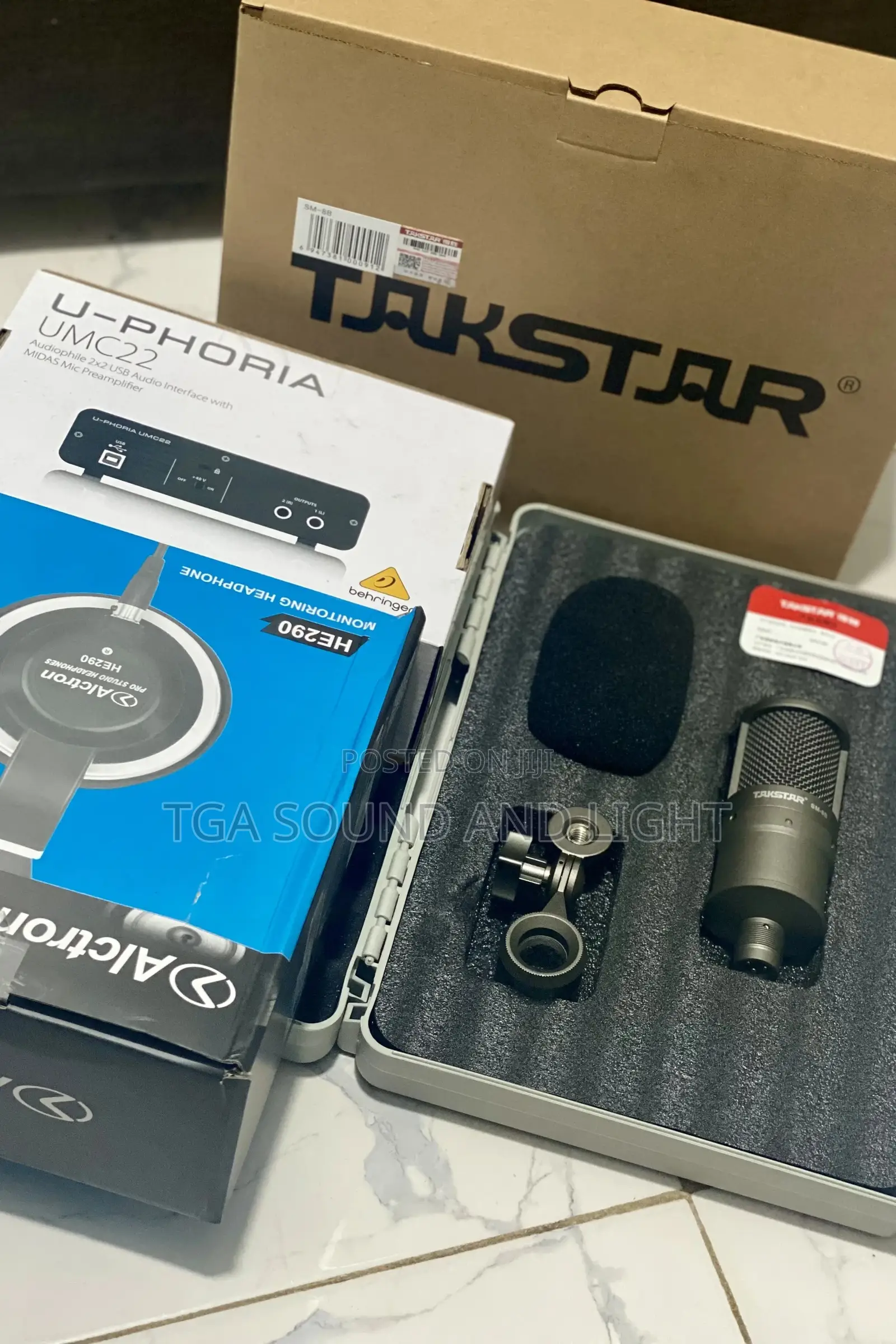 Studio Mic, Headphones and Interface in Accra Metropolitan - Audio ...