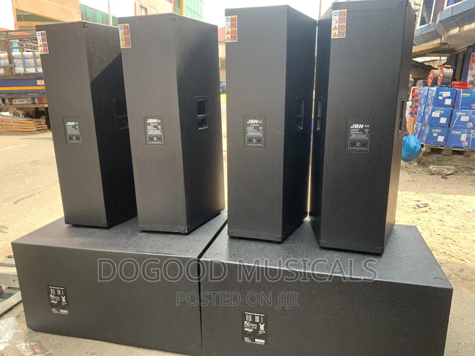 JBN FULL RANGE(2pairs)EV Bass(Pair) Speakers Set in Accra Metropolitan ...